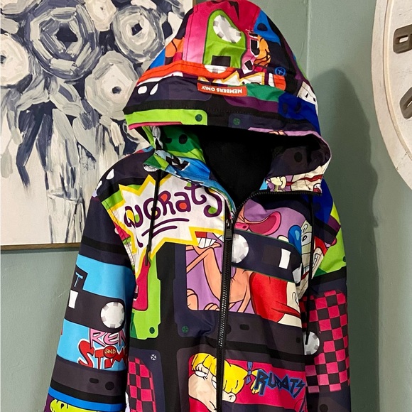 Nickelodeon | Jackets & Coats | Members Only Nickelodeon Jacket Size Xl ...